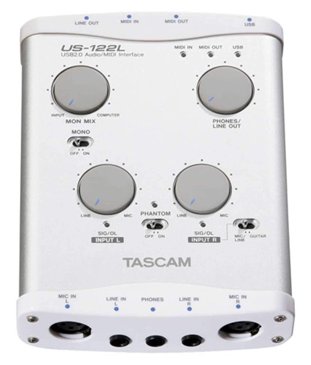 Tascam USB 2 Audio Interface 2 Xlr Inputs