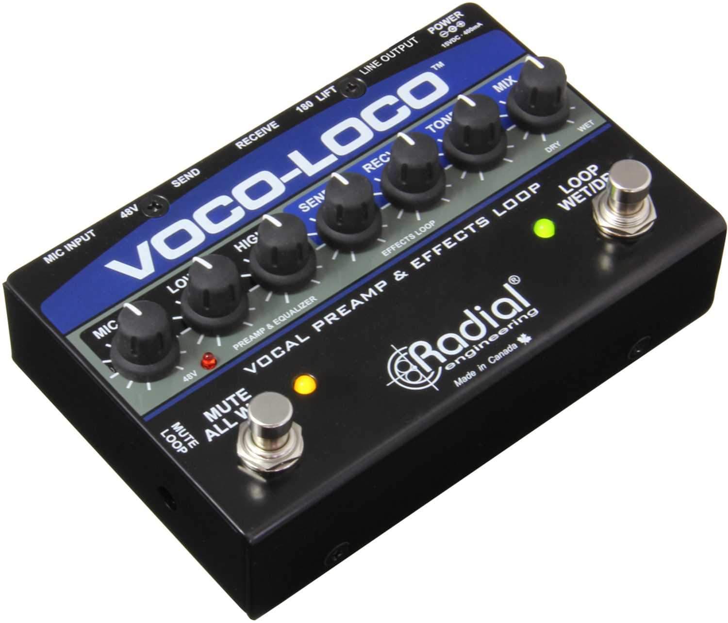 Radial Voco-Loco Mic Effects Loop & Switcher