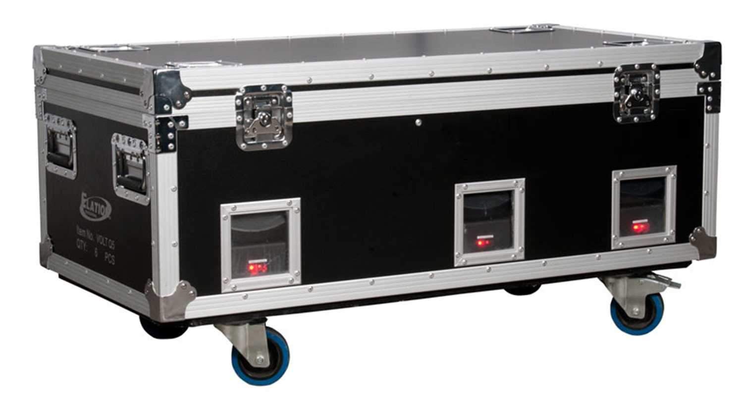 Elation Charging Road Case with 6 Volt Q5E LED's – Solotech