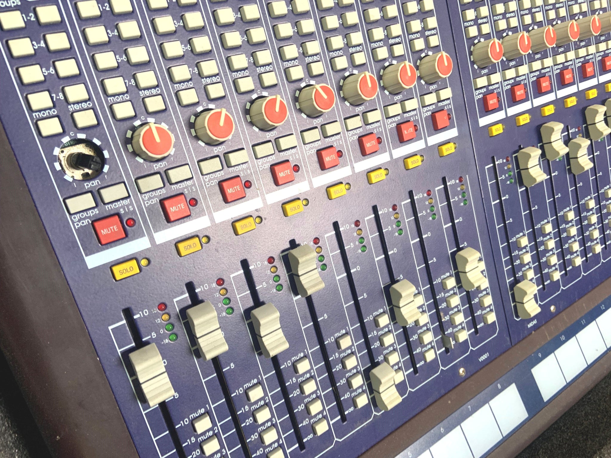 Midas Verona 48-Channel Live Mixing Analog Console | Solotech