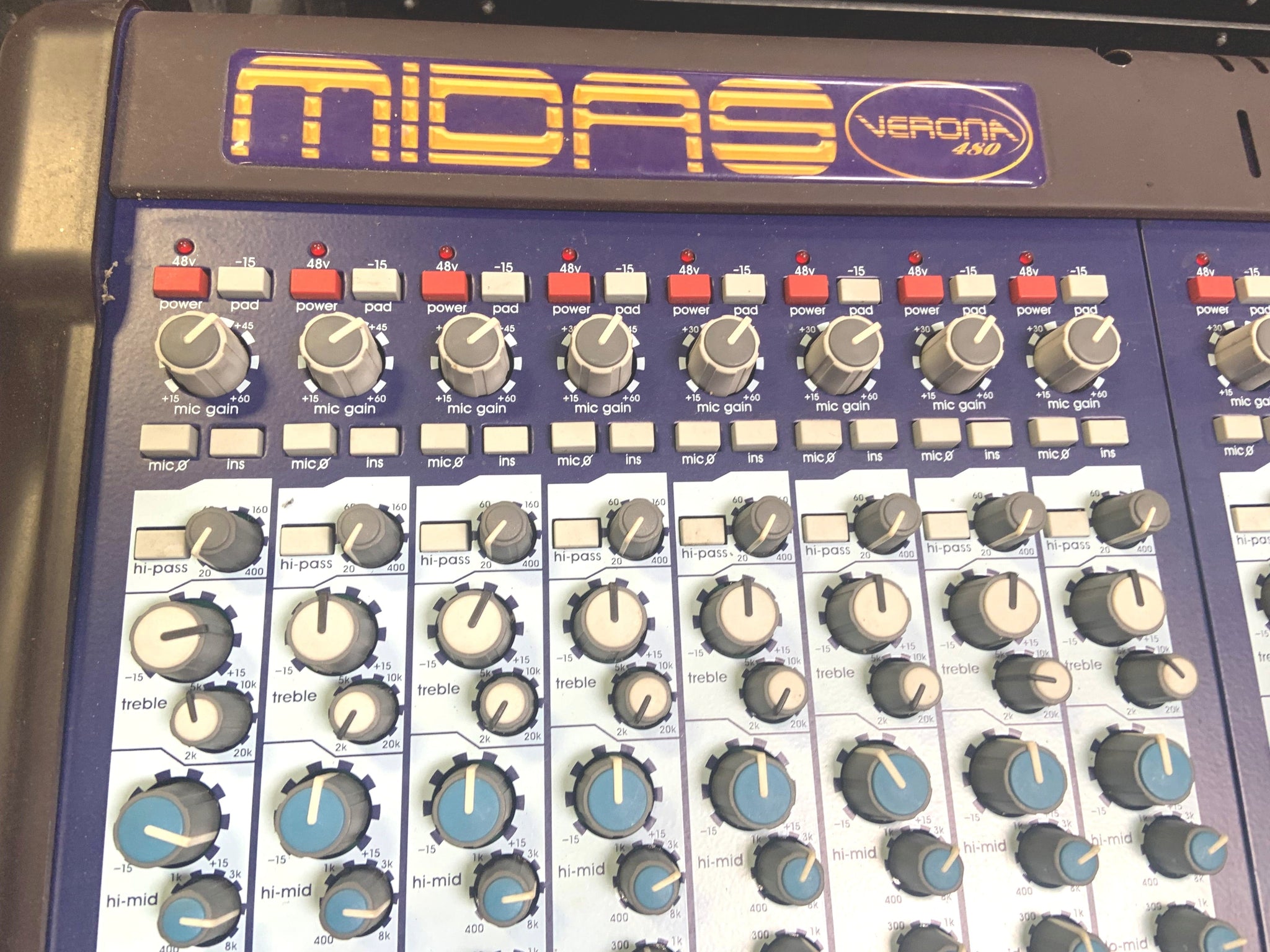 Midas Verona 48-Channel Live Mixing Analog Console