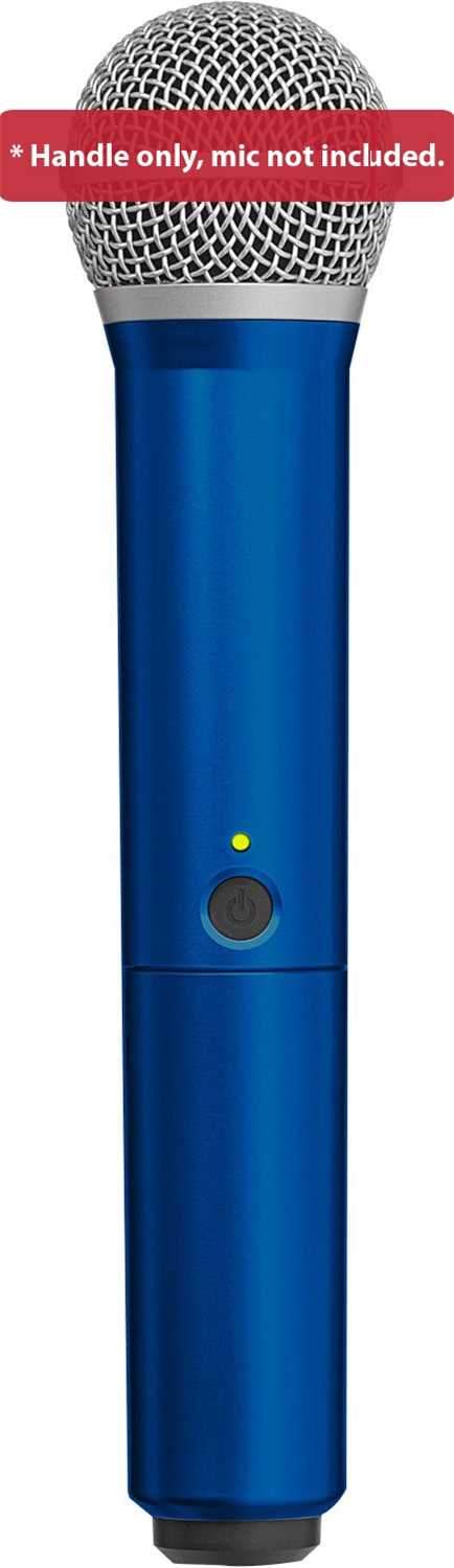 Shure BLX PG58 Wireless Mic Colored Handle Blue