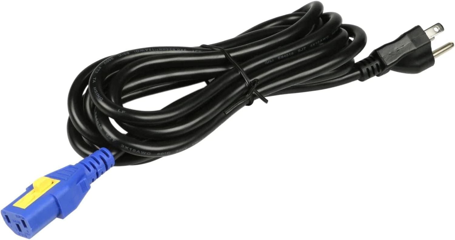 QSC WC-000586-20 C13 NEMA 5-15P 18-Guage 3.0 COND 3.0-Meter LCK Power Cord