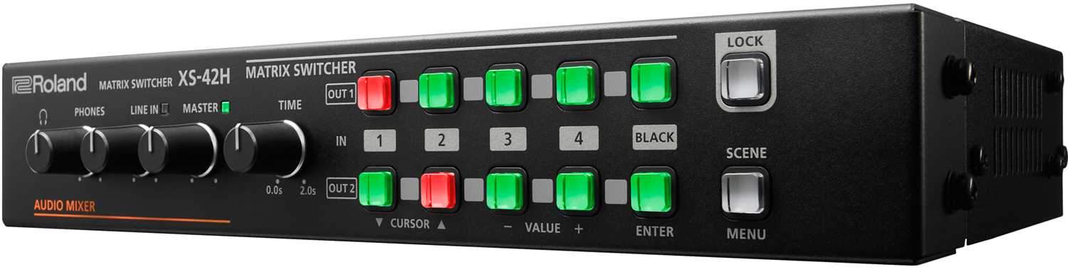 Roland XS-42H 4 x 2 HDMI Matrix Switcher – Solotech