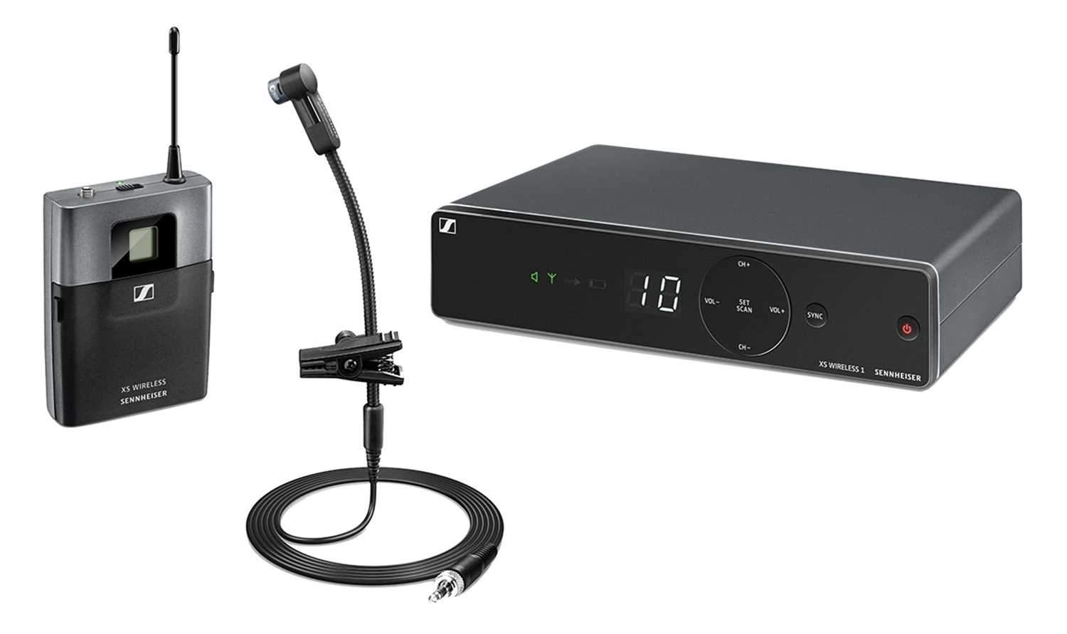 Sennheiser XSW 1-908 Wireless Gooseneck Brass Mic