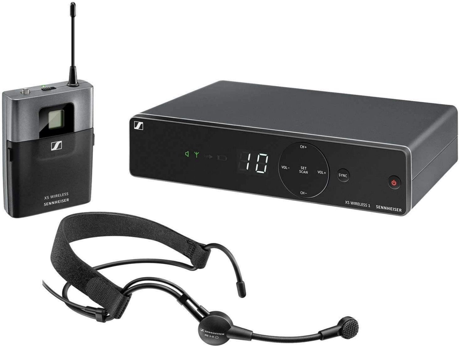 Sennheiser XSW 1-ME3 Wireless Headset Mic System – Solotech