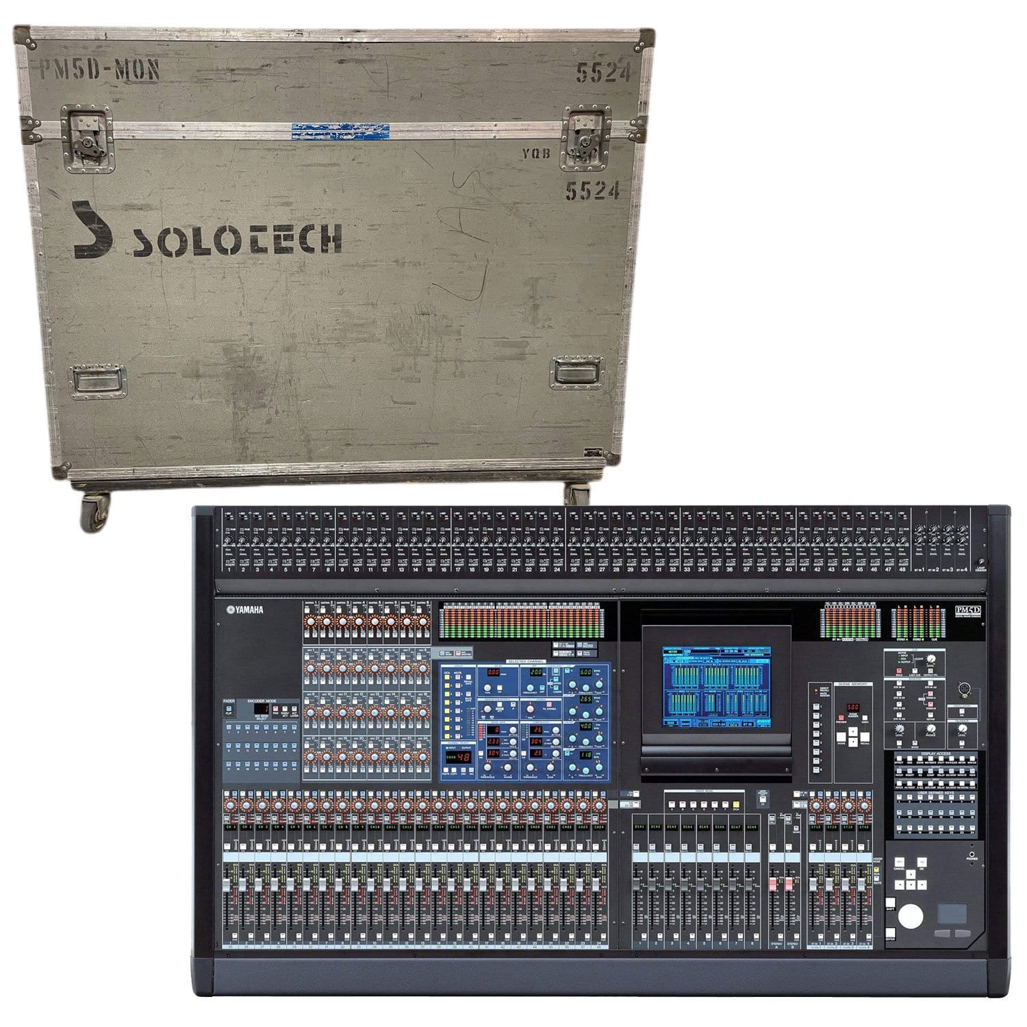 Yamaha PM5D Digital Mixing Console w/ ATA Road Case w/ Casters