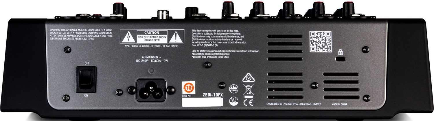Allen & Heath ZEDI10FX 10-Channel Mixer
