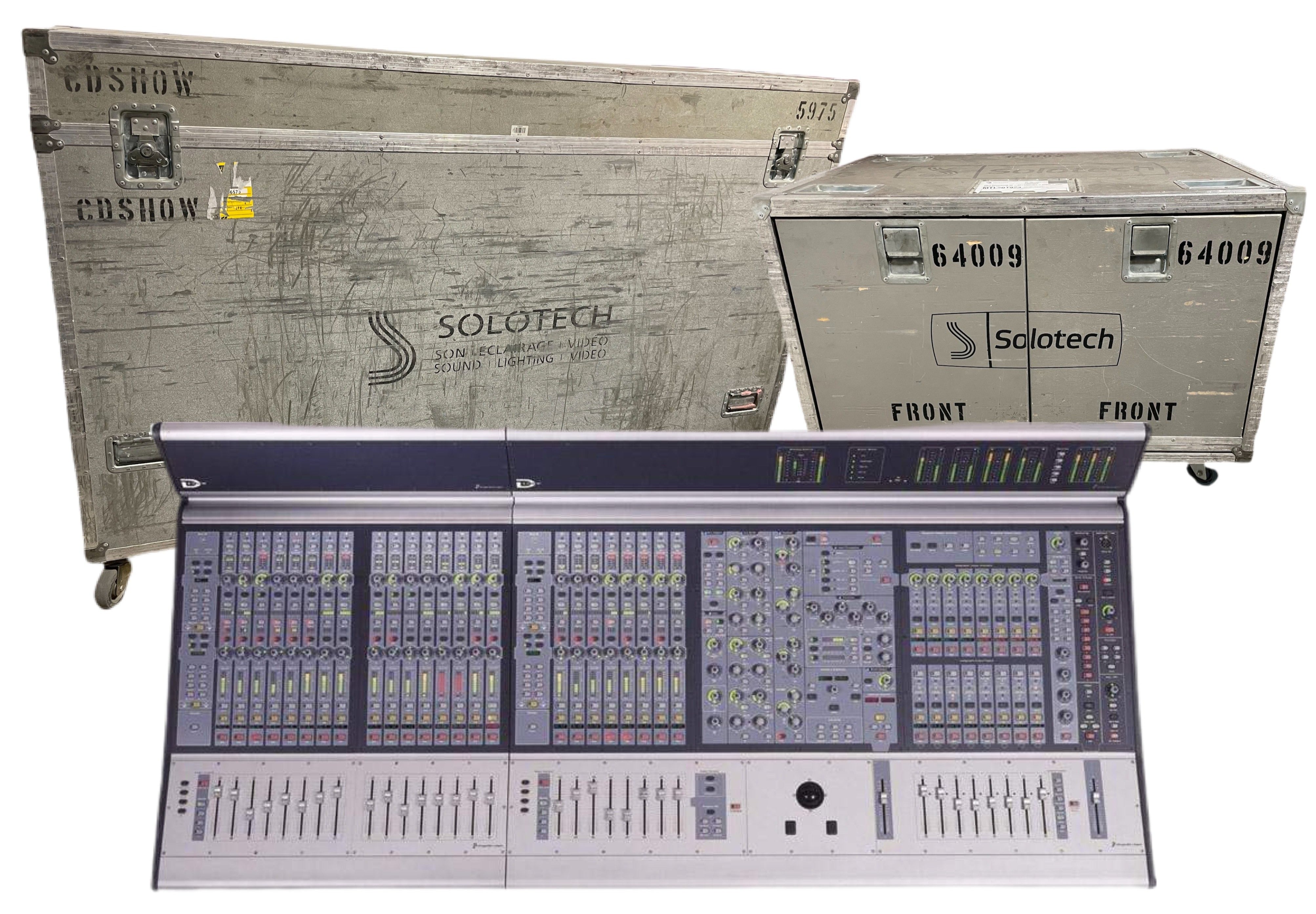 Digidesign D-Show Mixing Console Package w/ Sidecar, FOH Unit ...
