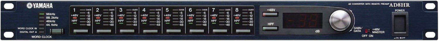Yamaha AD8HR 8-Ch Mic Preamp & Digital Converter