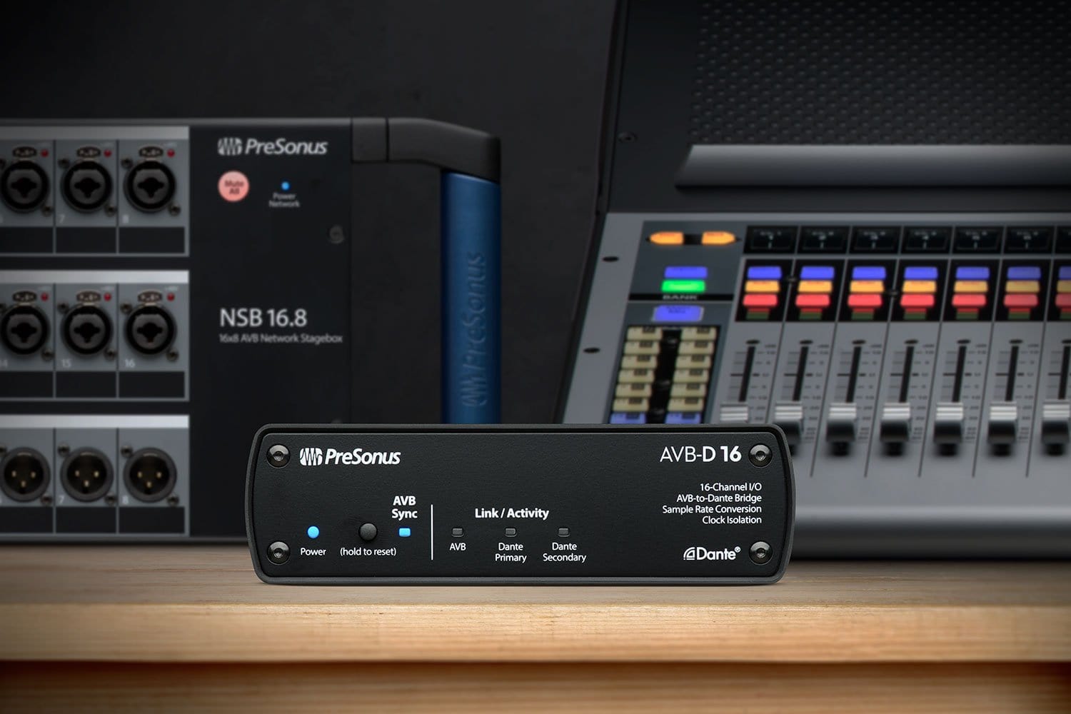 PreSonus AVB-D16 16-Channel I/O AVB to Dante Bridge